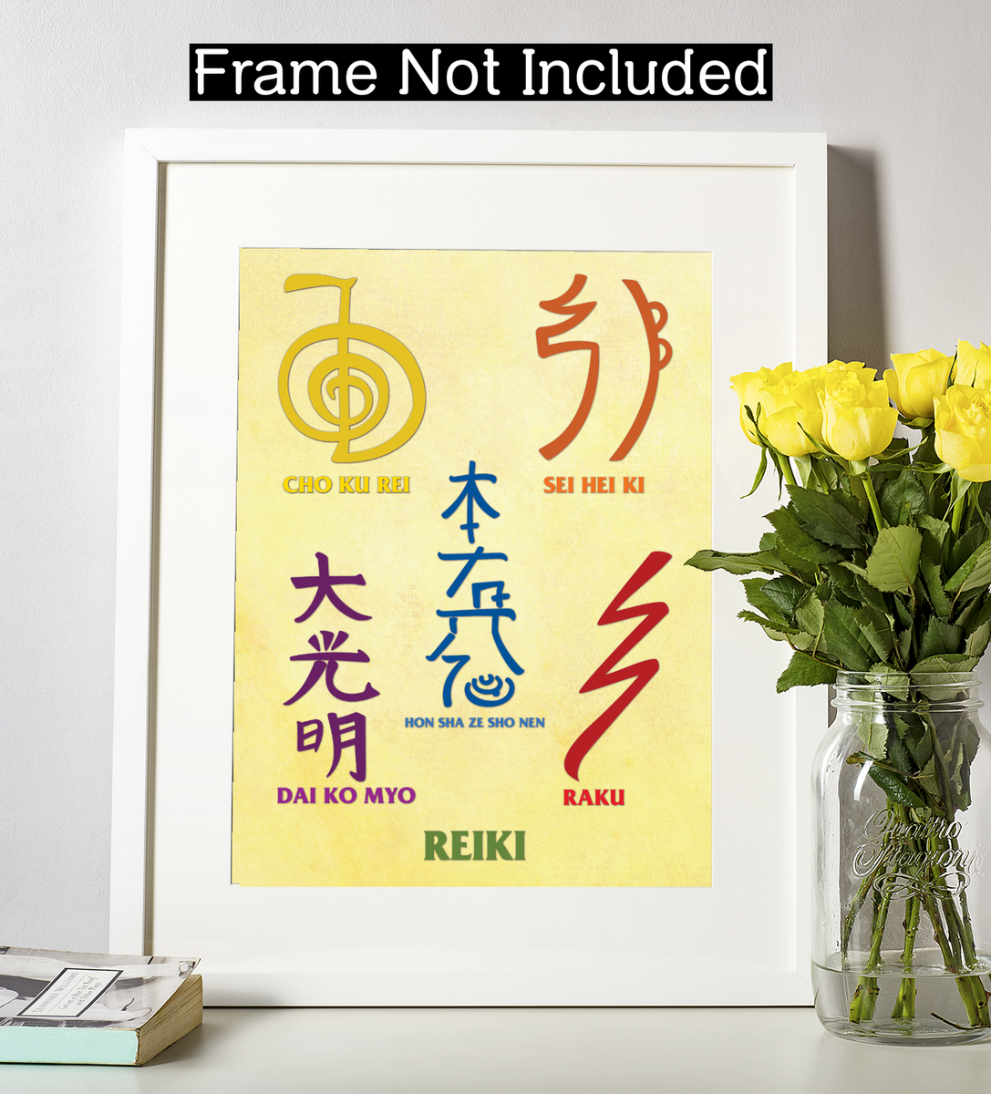 Spiritual Posters in Four Sizes - Reiki, Chakras - Unframed Wall Art f ...